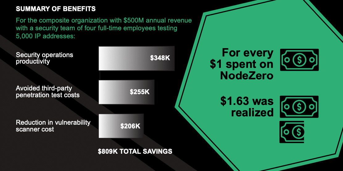The Total Economic Impact™ Of The NodeZero™ Platform Infographic ...